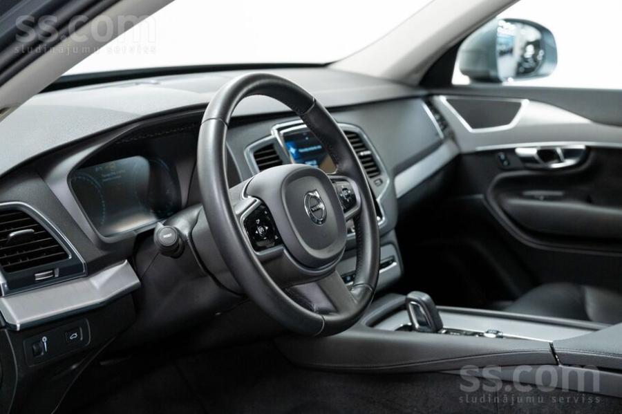 Grey Volvo XC90 2020 in Riga, with an engine capacity of 2.00 L and mileage of 95 thousand km for 34900 €, photo 10 on AUTOMOTO.COM.LV
