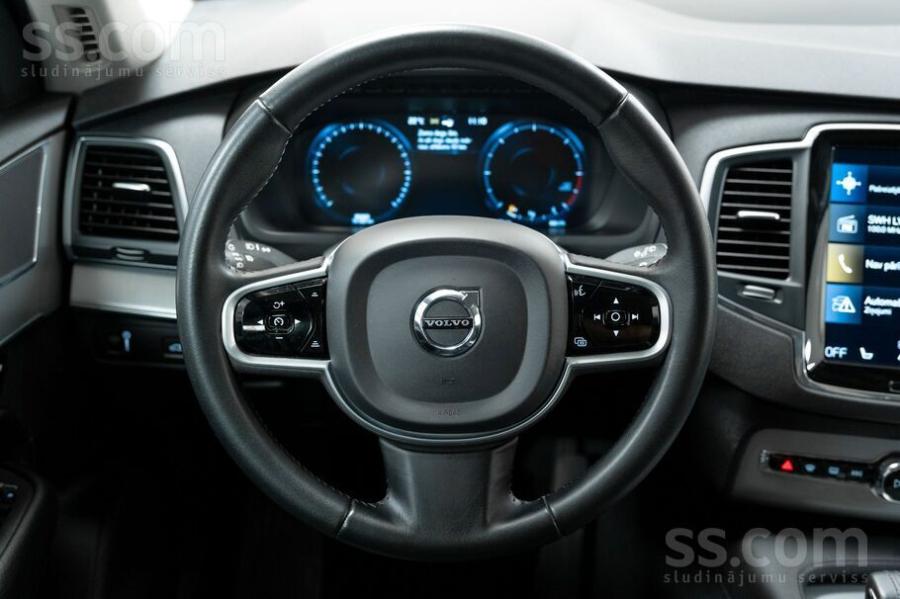 Grey Volvo XC90 2020 in Riga, with an engine capacity of 2.00 L and mileage of 95 thousand km for 34900 €, photo 11 on AUTOMOTO.COM.LV