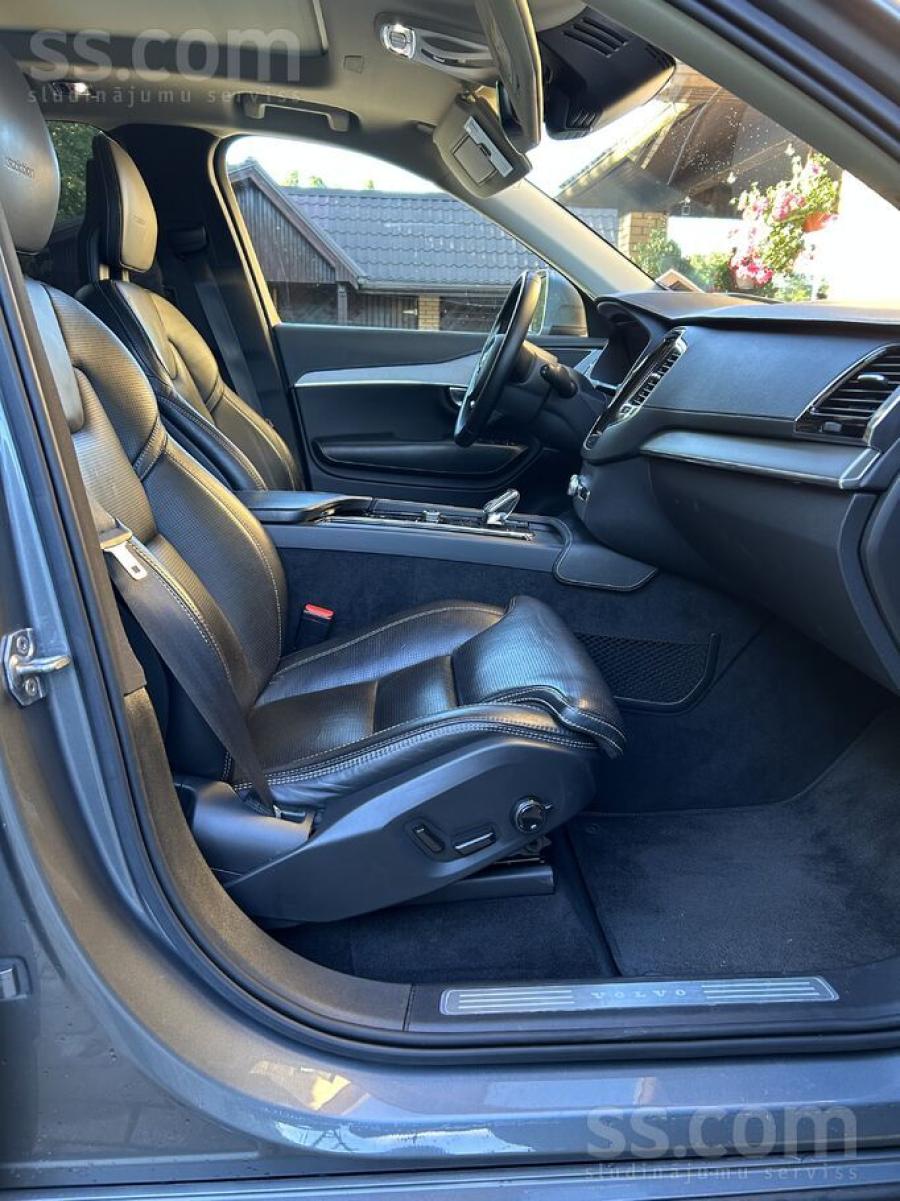 Pelēks Volvo XC90 2020 Tukums, ar dzinēja tilpumu 2.00 L un nobraukumu 221 tūkst. km par 31290 €, foto 16 vietnē AUTOMOTO.COM.LV