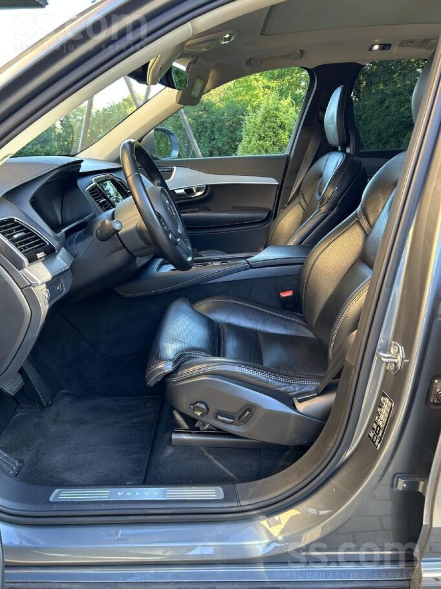 Pelēks Volvo XC90 2020 Tukums, ar dzinēja tilpumu 2.00 L un nobraukumu 221 tūkst. km par 31290 €, foto 18 vietnē AUTOMOTO.COM.LV