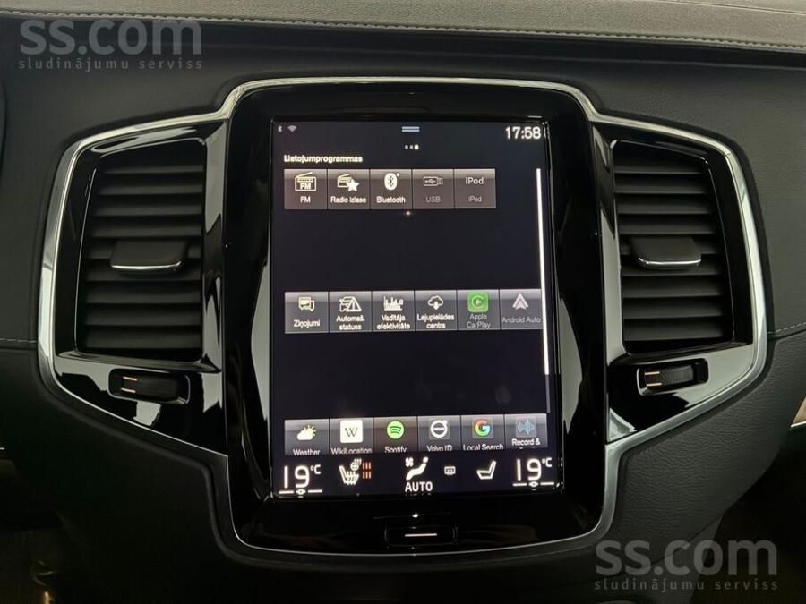 Pelēks Volvo XC90 2020 Rīga, ar dzinēja tilpumu 2.00 L un nobraukumu 132 tūkst. km par 32990 €, foto 14 vietnē AUTOMOTO.COM.LV