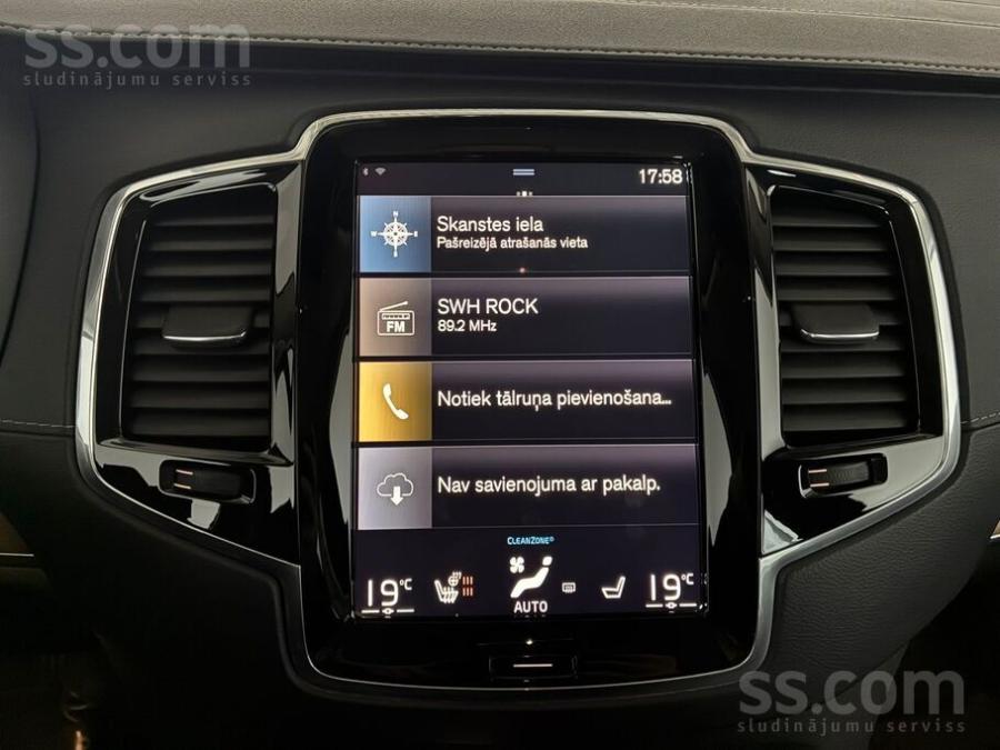 Pelēks Volvo XC90 2020 Rīga, ar dzinēja tilpumu 2.00 L un nobraukumu 132 tūkst. km par 32990 €, foto 18 vietnē AUTOMOTO.COM.LV