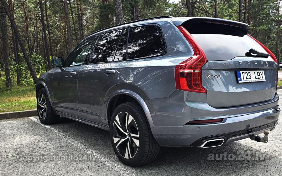 Pelēks Volvo XC90 2020 Tallina, ar dzinēja tilpumu 2.00 L un nobraukumu 75 tūkst. km par 43990 €, foto 8 vietnē AUTOMOTO.COM.LV