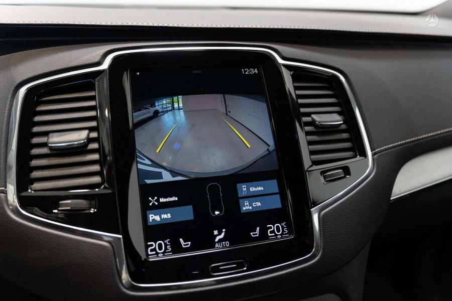 Pelēks Volvo XC90 2020 Viļņa, ar dzinēja tilpumu 1.97 L un nobraukumu 91 tūkst. km par 36490 €, foto 29 vietnē AUTOMOTO.COM.LV