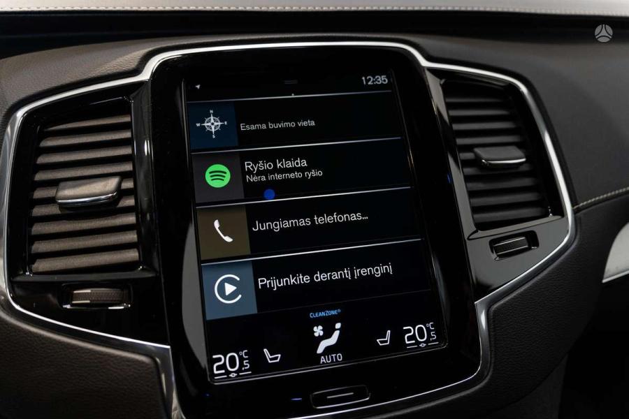 Pelēks Volvo XC90 2020 Viļņa, ar dzinēja tilpumu 1.97 L un nobraukumu 91 tūkst. km par 36490 €, foto 30 vietnē AUTOMOTO.COM.LV