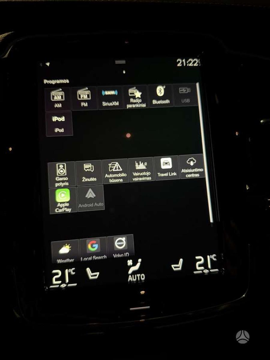 Pelēks Volvo XC90 2020 Klaipėda, ar dzinēja tilpumu 1.97 L un nobraukumu 74 tūkst. km par 35000 €, foto 25 vietnē AUTOMOTO.COM.LV