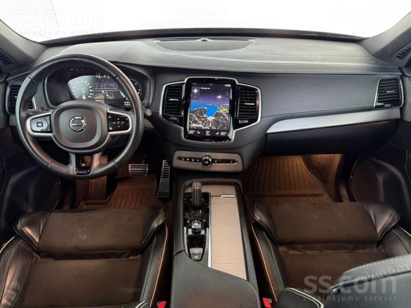 Grey Volvo XC90 2021 in Riga, with an engine capacity of 2.00 L and mileage of 131 thousand km for 36990 €, photo 8 on AUTOMOTO.COM.LV