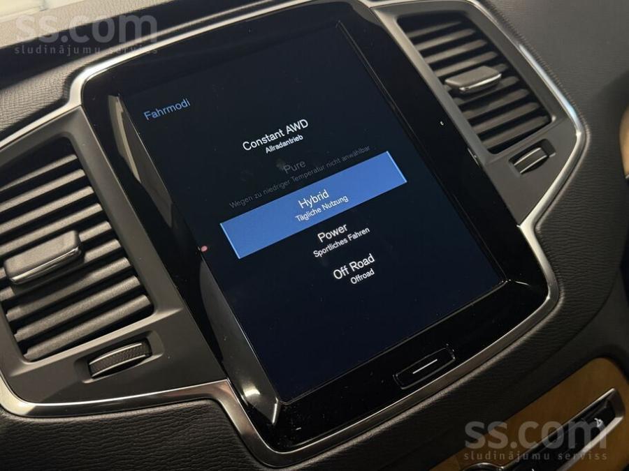 Серый Вольво ХС90 2021 в Рига, объемом двигателя 2.00 л и пробегом 164 тыс. км за 33900 €, фото 17 на AUTOMOTO.COM.LV