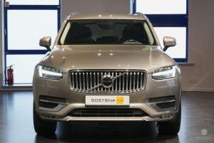 Grey Volvo XC90 2021 in Vilnius, with an engine capacity of 1.97 L and mileage of 179 thousand km for 33400 €, photo 4 on AUTOMOTO.COM.LV