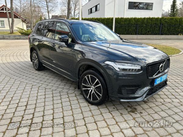 Grey Volvo XC90 2021 in Tallinn, with an engine capacity of 2.00 L and mileage of 82 thousand km for 44950 €, photo 9 on AUTOMOTO.COM.LV