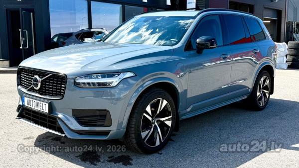 Grey Volvo XC90 2021 in Tallinn, with an engine capacity of 2.00 L and mileage of 66 thousand km for 52990 €, photo 3 on AUTOMOTO.COM.LV