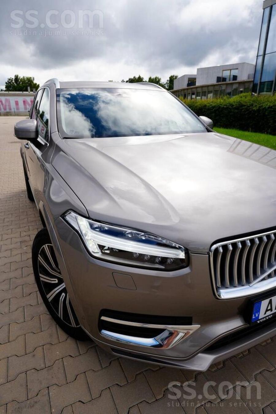 Grey Volvo XC90 2021 in Jurmala, with an engine capacity of 2.00 L and mileage of 84 thousand km for 37000 €, photo 7 on AUTOMOTO.COM.LV