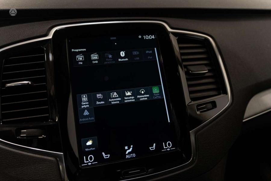 Pelēks Volvo XC90 2021 Viļņa, ar dzinēja tilpumu 1.97 L un nobraukumu 156 tūkst. km par 41900 €, foto 35 vietnē AUTOMOTO.COM.LV