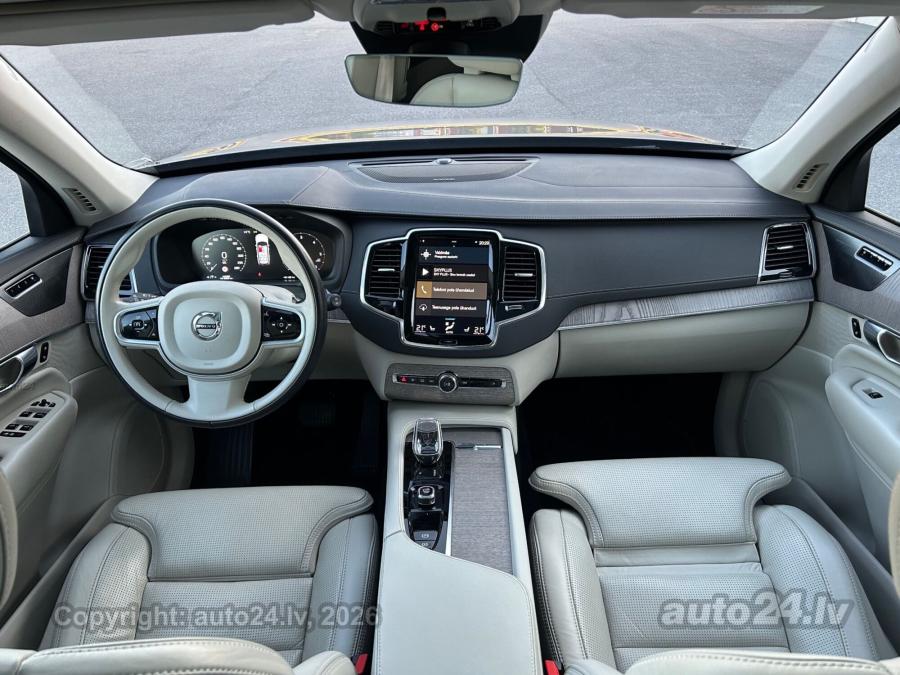Grey Volvo XC90 2021 in Tallinn, with an engine capacity of 2.00 L and mileage of 165 thousand km for 39800 €, photo 15 on AUTOMOTO.COM.LV
