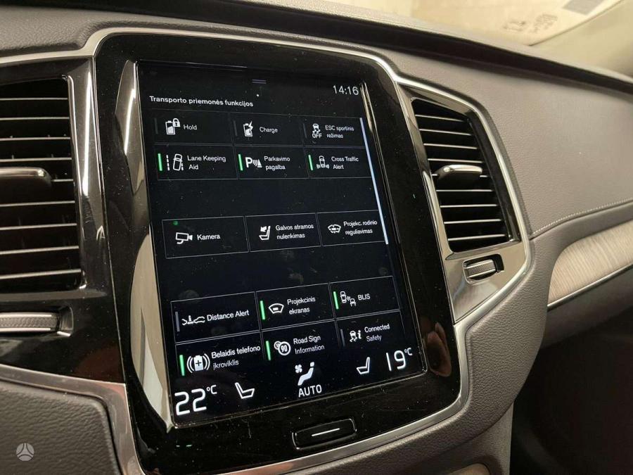 Серый Вольво ХС90 2021 в Вильнюс, объемом двигателя 1.97 л и пробегом 118 тыс. км за 40535 €, фото 12 на AUTOMOTO.COM.LV