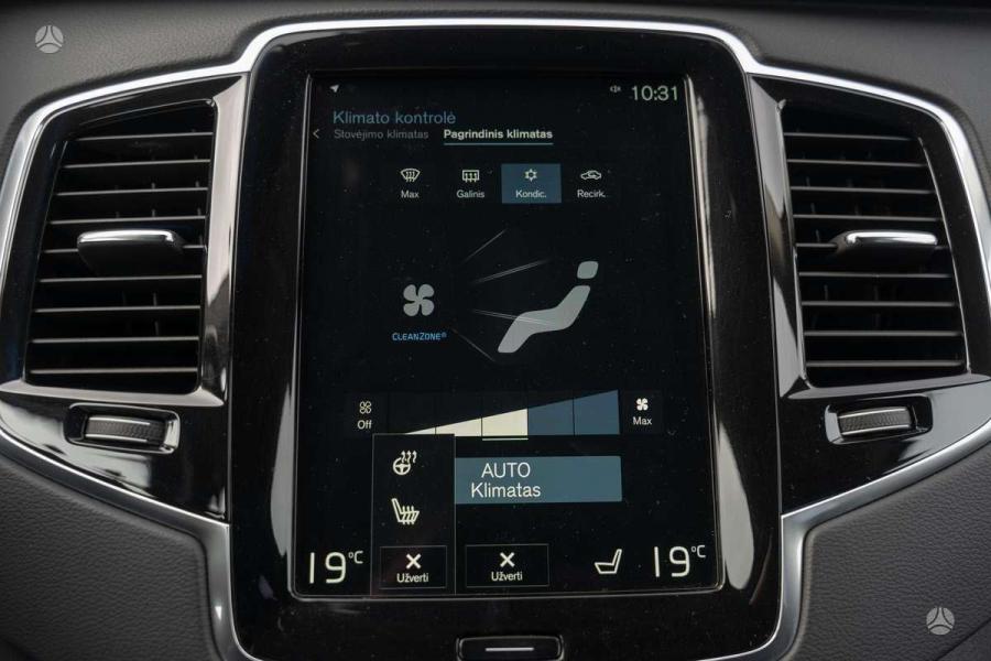 Pelēks Volvo XC90 2021 Viļņa, ar dzinēja tilpumu 1.97 L un nobraukumu 190 tūkst. km par 32790 €, foto 24 vietnē AUTOMOTO.COM.LV