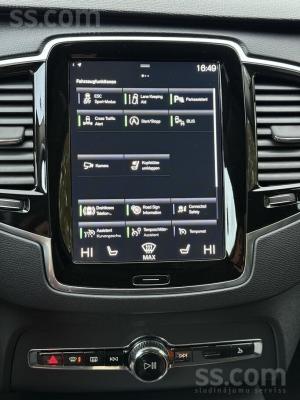 Grey Volvo XC90 2021 in Riga, with an engine capacity of 2.00 L and mileage of 0 thousand km for 34800 €, photo 9 on AUTOMOTO.COM.LV