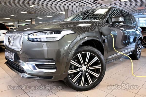 Grey Volvo XC90 2022 in Tallinn, with an engine capacity of 2.00 L and mileage of 59 thousand km for 54900 €, photo 4 on AUTOMOTO.COM.LV