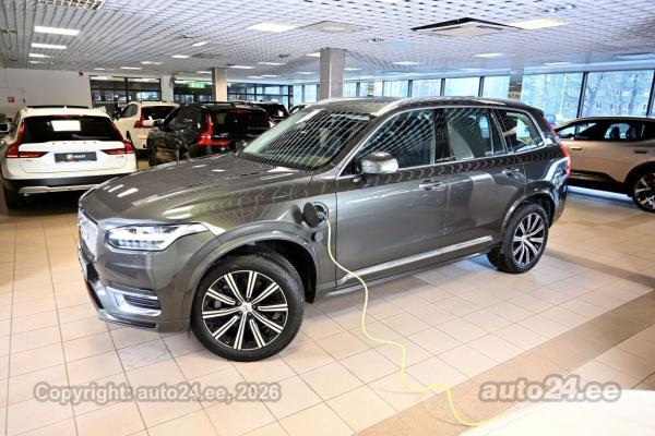 Grey Volvo XC90 2022 in Tallinn, with an engine capacity of 2.00 L and mileage of 59 thousand km for 54900 €, photo 6 on AUTOMOTO.COM.LV