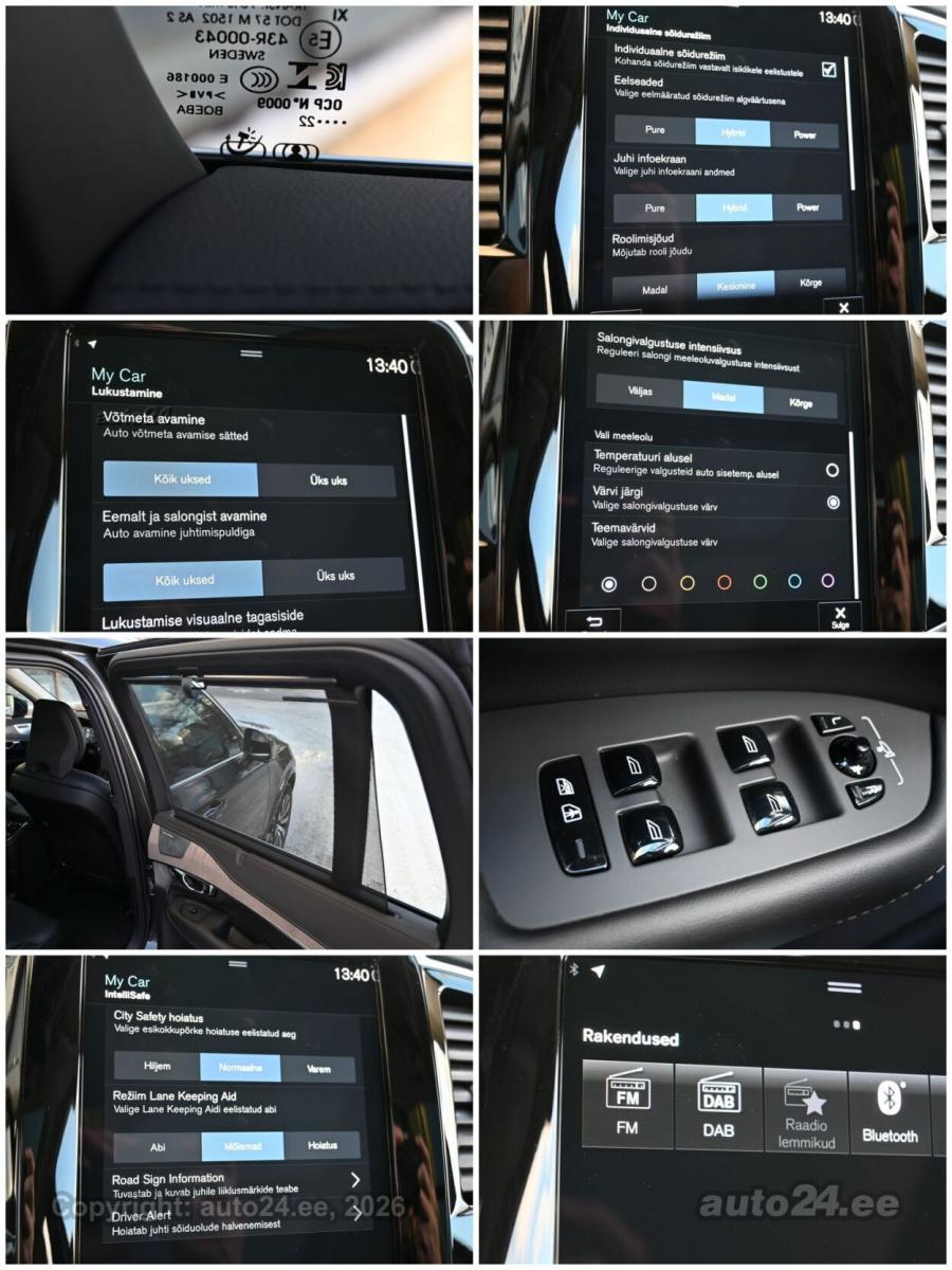 Серый Вольво ХС90 2022 в Таллин, объемом двигателя 2.00 л и пробегом 59 тыс. км за 54900 €, фото 16 на AUTOMOTO.COM.LV