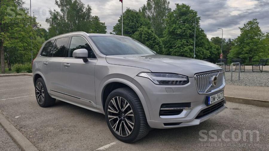 Pelēks Volvo XC90 2022 Saldus, ar dzinēja tilpumu 2.00 L un nobraukumu 80 tūkst. km par 47000 €, foto 1 vietnē AUTOMOTO.COM.LV
