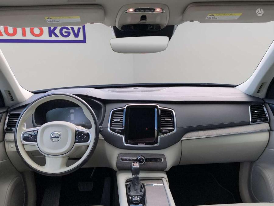 Grey Volvo XC90 2022 in Vilnius, with an engine capacity of 2.00 L and mileage of 103 thousand km for 31999 €, photo 16 on AUTOMOTO.COM.LV