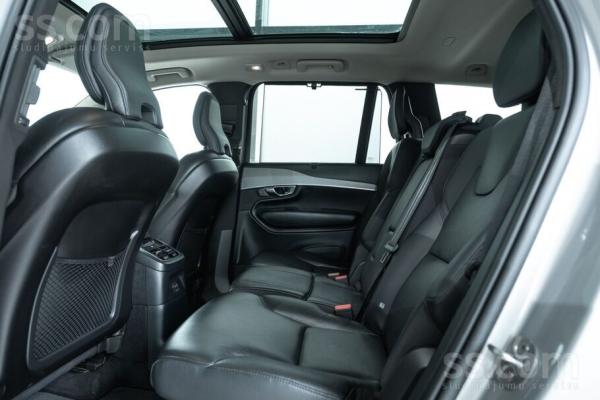 Grey Volvo XC90 2022 in Riga, with an engine capacity of 2.00 L and mileage of 81 thousand km for 45500 €, photo 6 on AUTOMOTO.COM.LV
