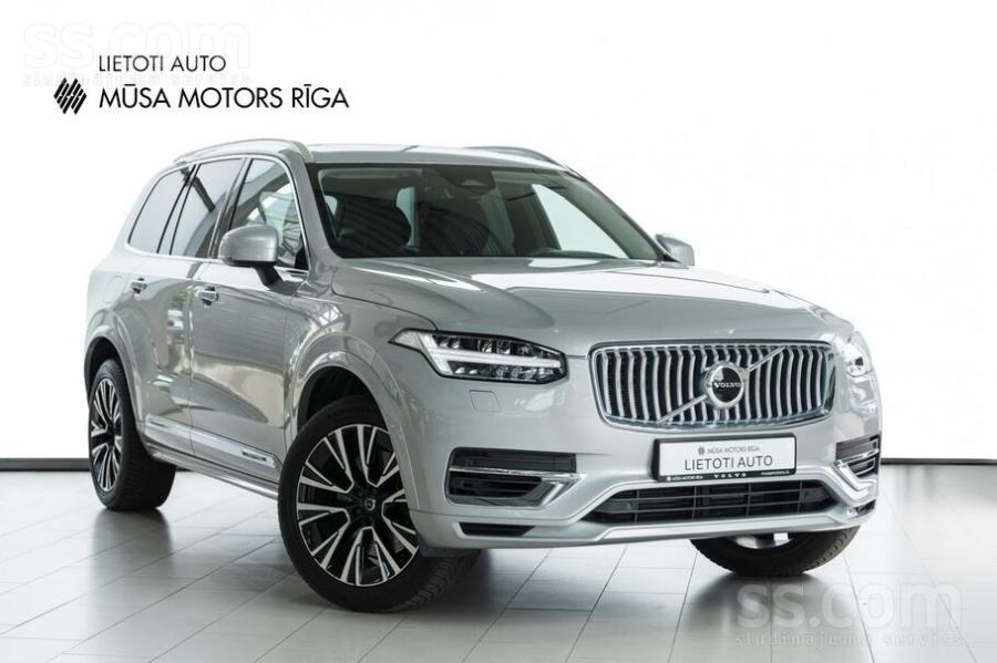Grey Volvo XC90 2022 in Riga, with an engine capacity of 2.00 L and mileage of 81 thousand km for 45500 €, photo 8 on AUTOMOTO.COM.LV