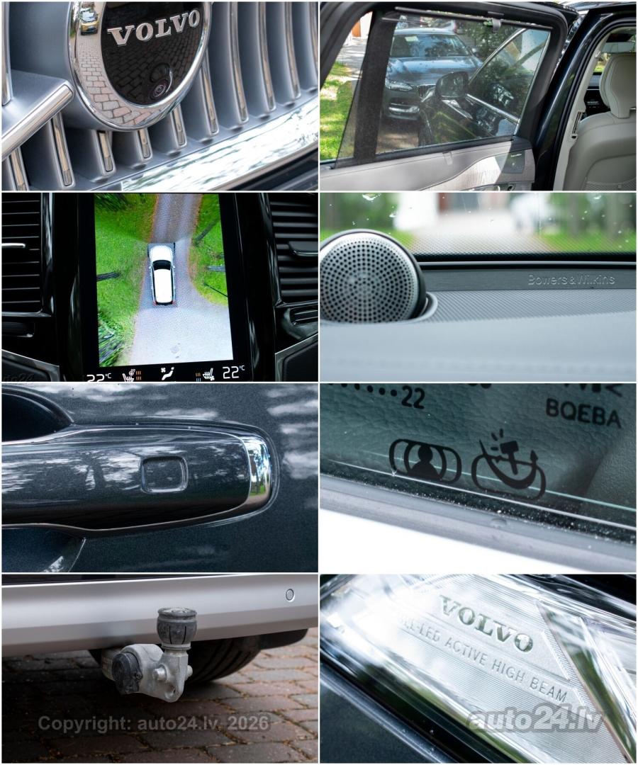 Pelēks Volvo XC90 2022 Tallina, ar dzinēja tilpumu 2.00 L un nobraukumu 84 tūkst. km par 49990 €, foto 16 vietnē AUTOMOTO.COM.LV