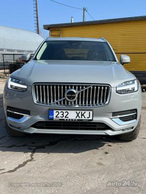 Grey Volvo XC90 2023 in Tartu, with an engine capacity of 2.00 L and mileage of 74 thousand km for 64900 €, photo 4 on AUTOMOTO.COM.LV
