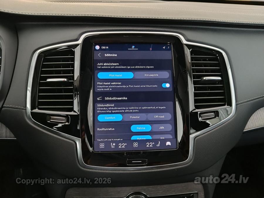 Pelēks Volvo XC90 2023 Tallina, ar dzinēja tilpumu 2.00 L un nobraukumu 78 tūkst. km par 55990 €, foto 20 vietnē AUTOMOTO.COM.LV