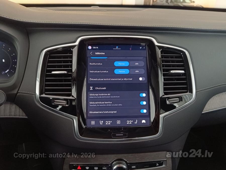 Pelēks Volvo XC90 2023 Tallina, ar dzinēja tilpumu 2.00 L un nobraukumu 78 tūkst. km par 55990 €, foto 21 vietnē AUTOMOTO.COM.LV