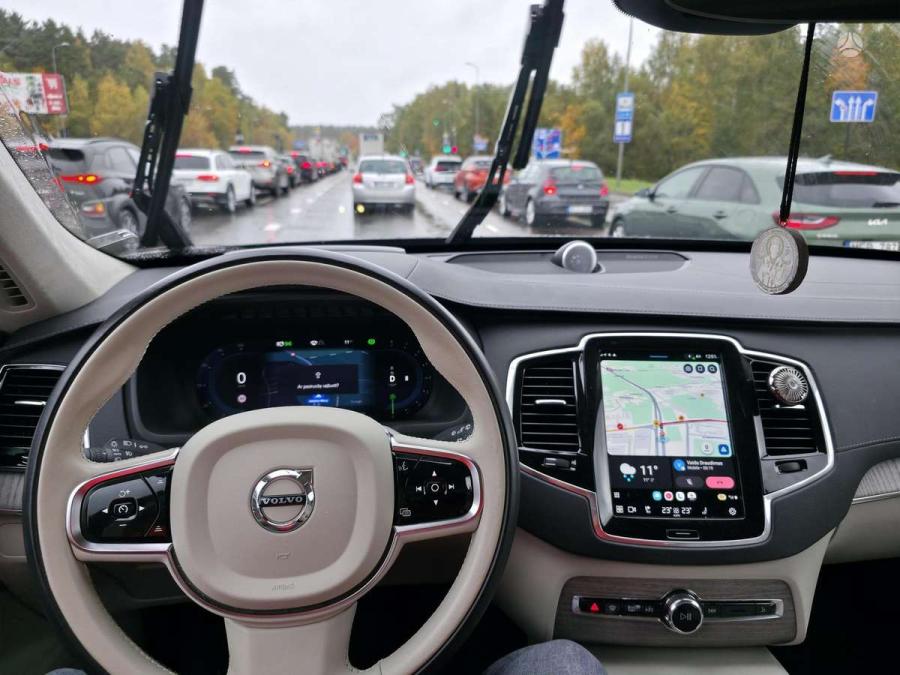 Серый Вольво ХС90 2023 в Вильнюс, объемом двигателя 1.97 л и пробегом 80 тыс. км за 69000 €, фото 6 на AUTOMOTO.COM.LV