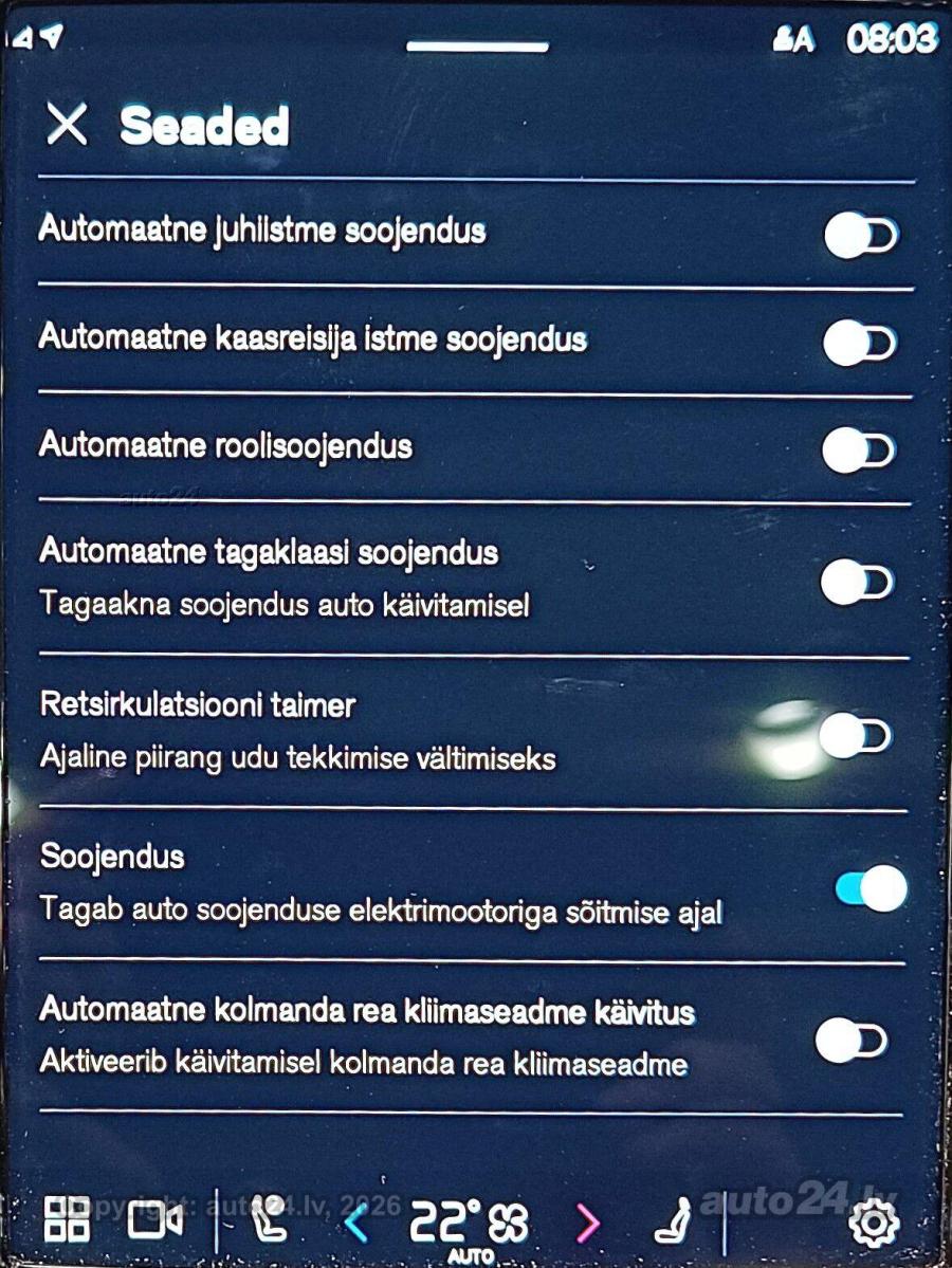 Серый Вольво ХС90 2024 в Таллин, объемом двигателя 2.00 л и пробегом 33 тыс. км за 72900 €, фото 16 на AUTOMOTO.COM.LV