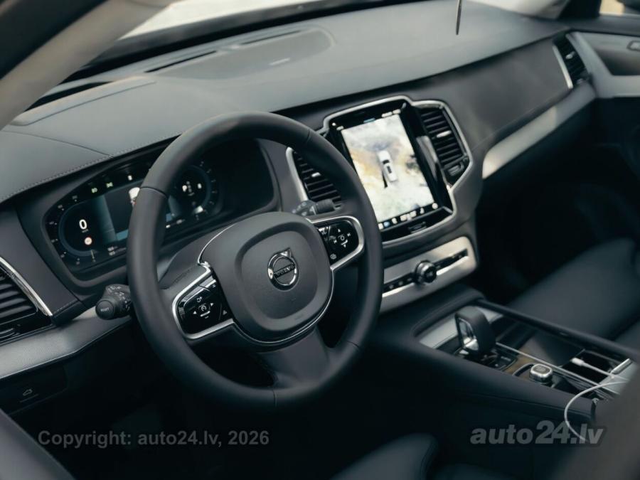 Pelēks Volvo XC90 2024 Ogre, ar dzinēja tilpumu 1.97 L un nobraukumu 11 tūkst. km par 60500 €, foto 20 vietnē AUTOMOTO.COM.LV