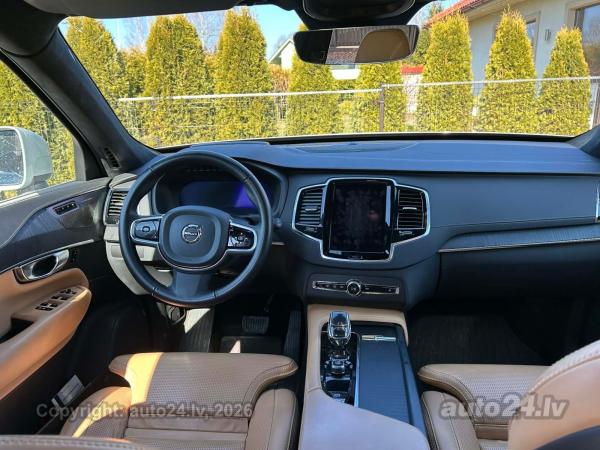 Grey Volvo XC90 2024 in Tartu, with an engine capacity of 2.00 L and mileage of 0 thousand km for 72000 €, photo 8 on AUTOMOTO.COM.LV