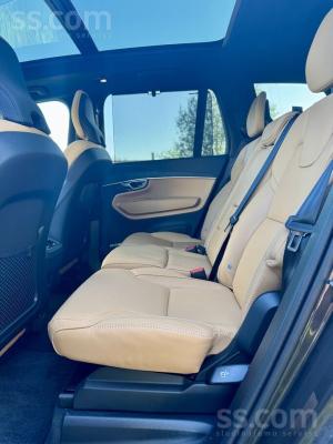 Grey Volvo XC90 2024 in Riga, with an engine capacity of 2.00 L and mileage of 18 thousand km for 59900 €, photo 6 on AUTOMOTO.COM.LV