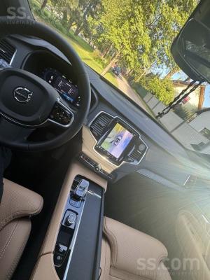 Grey Volvo XC90 2024 in Riga, with an engine capacity of 2.00 L and mileage of 18 thousand km for 59900 €, photo 14 on AUTOMOTO.COM.LV