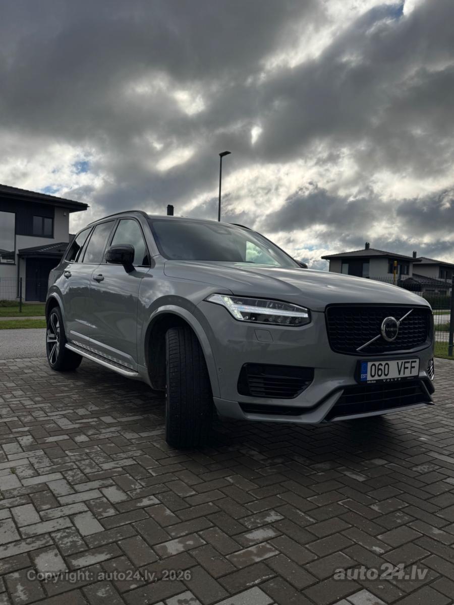 Grey Volvo XC90 2024 in Tartu, with an engine capacity of 2.00 L and mileage of 37 thousand km for 69900 €, photo 3 on AUTOMOTO.COM.LV