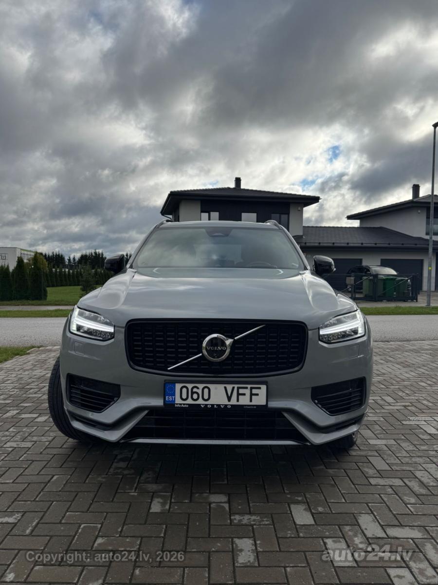 Grey Volvo XC90 2024 in Tartu, with an engine capacity of 2.00 L and mileage of 37 thousand km for 69900 €, photo 4 on AUTOMOTO.COM.LV