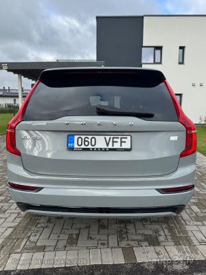 Grey Volvo XC90 2024 in Tartu, with an engine capacity of 2.00 L and mileage of 37 thousand km for 69900 €, photo 6 on AUTOMOTO.COM.LV