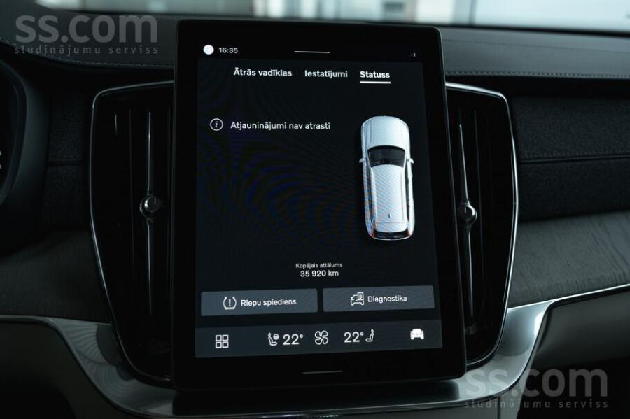 Pelēks Volvo XC90 2025 Rīga, ar dzinēja tilpumu 2.00 L un nobraukumu 36 tūkst. km par 59900 €, foto 24 vietnē AUTOMOTO.COM.LV