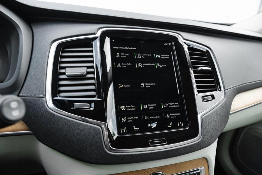 Серый Вольво ХС90 2020 в Рига, объемом двигателя 2.00 л и пробегом 260 тыс. км за 23850 €, фото 28 на AUTOMOTO.COM.LV