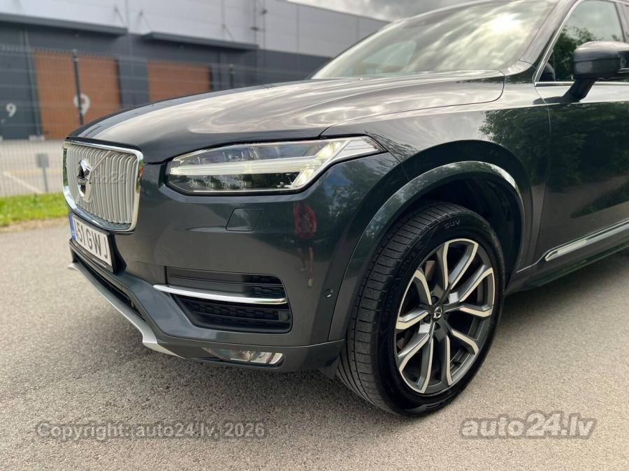 Grey Volvo XC90 2017 in Tallinn, with an engine capacity of 2.00 L and mileage of 200 thousand km for 23990 €, photo 5 on AUTOMOTO.COM.LV