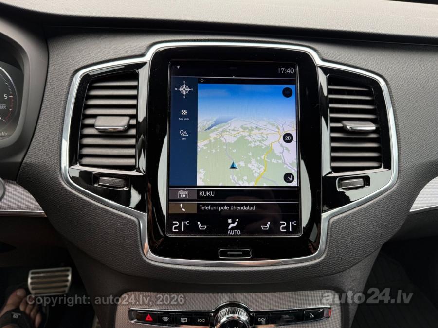 Pelēks Volvo XC90 2018 Valga, ar dzinēja tilpumu 2.00 L un nobraukumu 165 tūkst. km par 29900 €, foto 18 vietnē AUTOMOTO.COM.LV