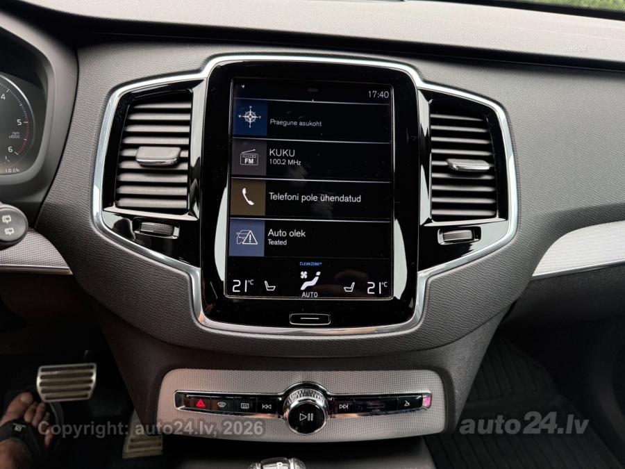 Pelēks Volvo XC90 2018 Valga, ar dzinēja tilpumu 2.00 L un nobraukumu 165 tūkst. km par 29900 €, foto 19 vietnē AUTOMOTO.COM.LV