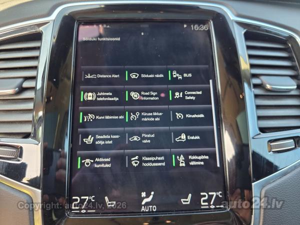 Pelēks Volvo XC90 2020 Tallina, ar dzinēja tilpumu 2.00 L un nobraukumu 102 tūkst. km par 44900 €, foto 10 vietnē AUTOMOTO.COM.LV