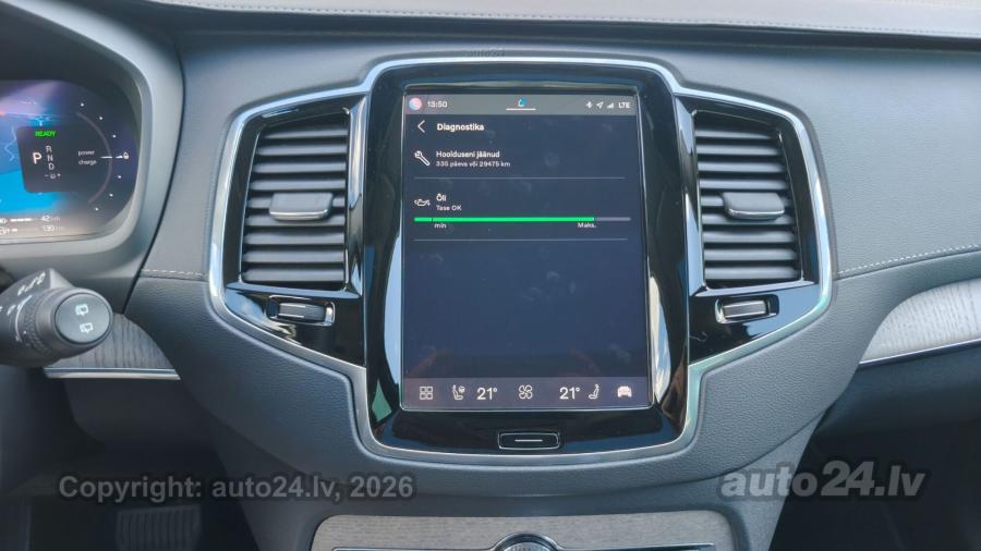 Pelēks Volvo XC90 2022 Tallina, ar dzinēja tilpumu 2.00 L un nobraukumu 133 tūkst. km par 44900 €, foto 28 vietnē AUTOMOTO.COM.LV