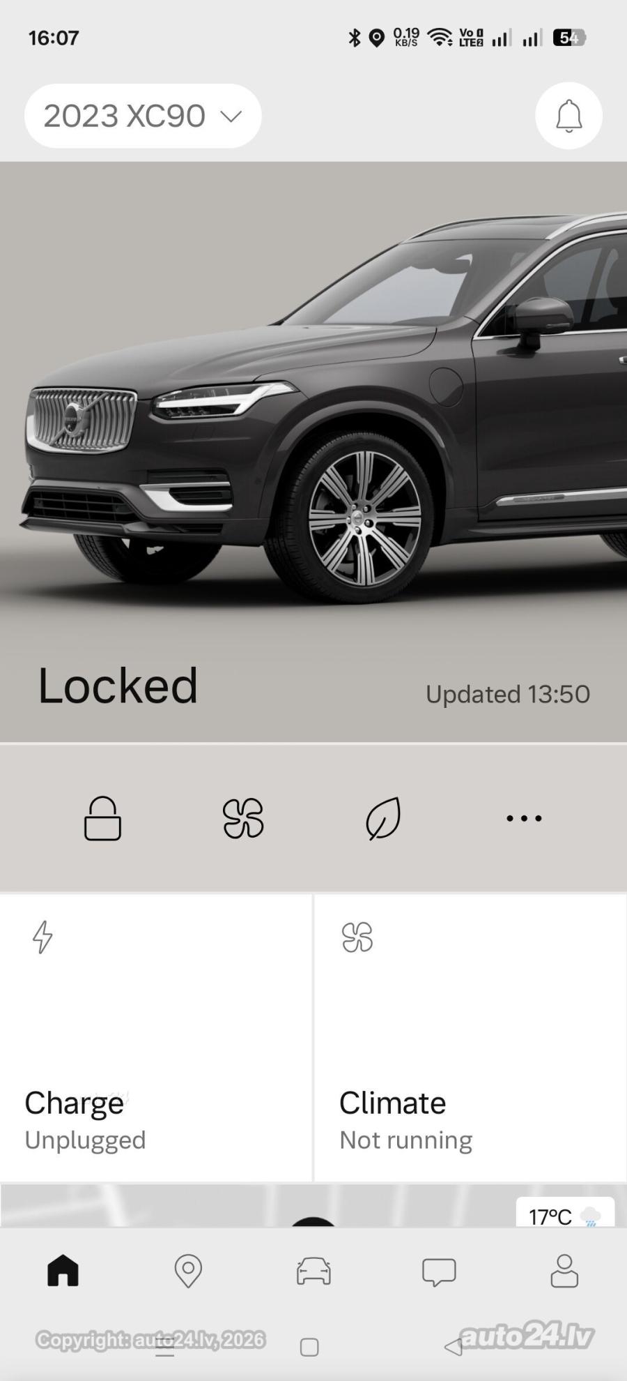 Pelēks Volvo XC90 2022 Tallina, ar dzinēja tilpumu 2.00 L un nobraukumu 133 tūkst. km par 44900 €, foto 29 vietnē AUTOMOTO.COM.LV
