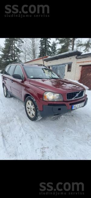 Красный Вольво ХС90 2003 в Мадона, объемом двигателя 2.90 л и пробегом 443 тыс. км за 1300 €, фото 3 на AUTOMOTO.COM.LV